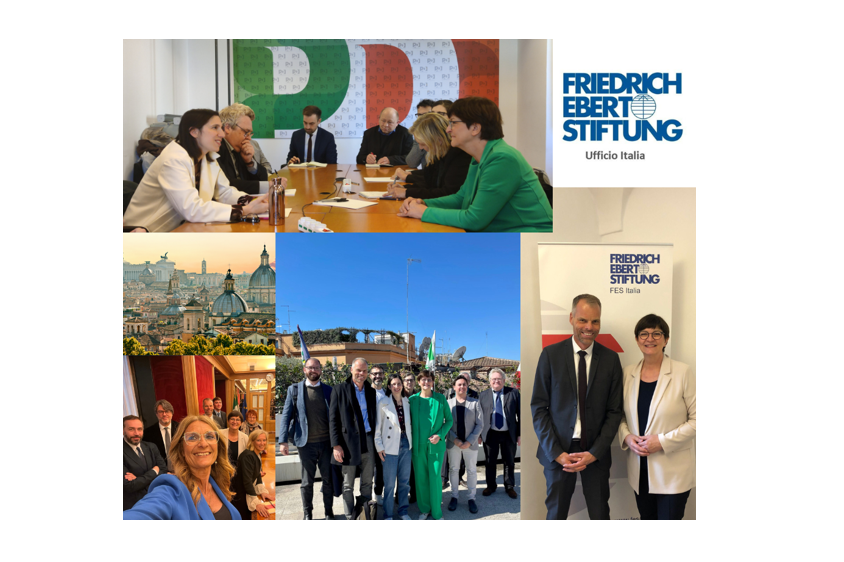 Besuch der Co-Vorsitzende der SPD Saskia Esken in Rom